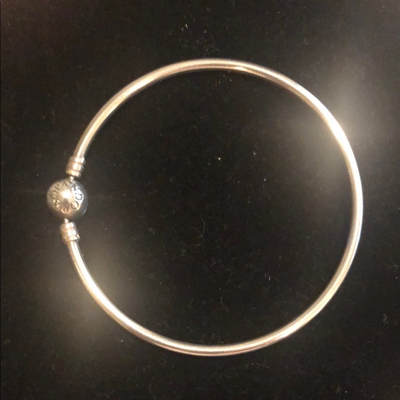 Pandora | Jewelry | Pandora Sterling Silver Moments Bangle | Poshmark